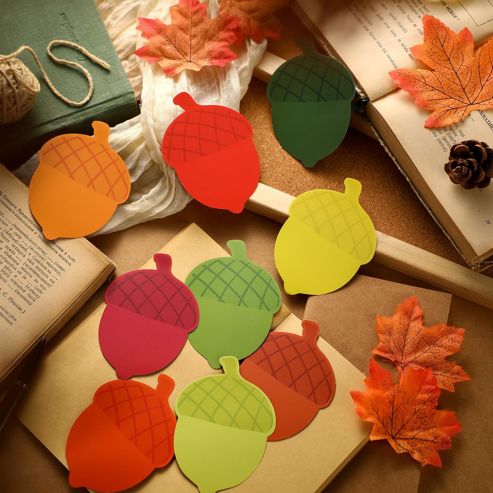 Snapklik.com : 108 Pcs 3.9 Inch Thanksgiving Paper Cutouts Acorn ...