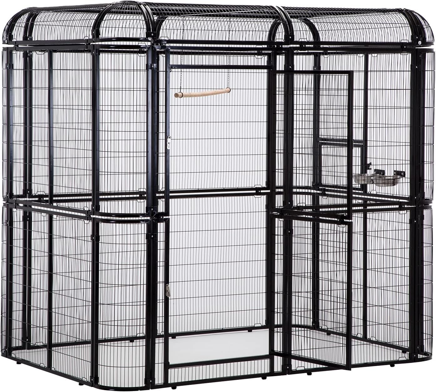 Egardenkart Aviary Large Walk-in Bird Cage - Heavy Duty Outdoor Aviary ...