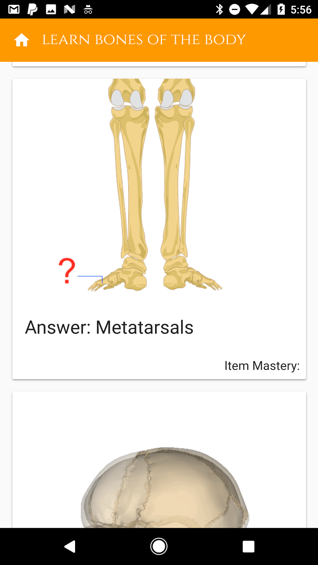Learn the Bones of the Body - App on the Amazon Appstore