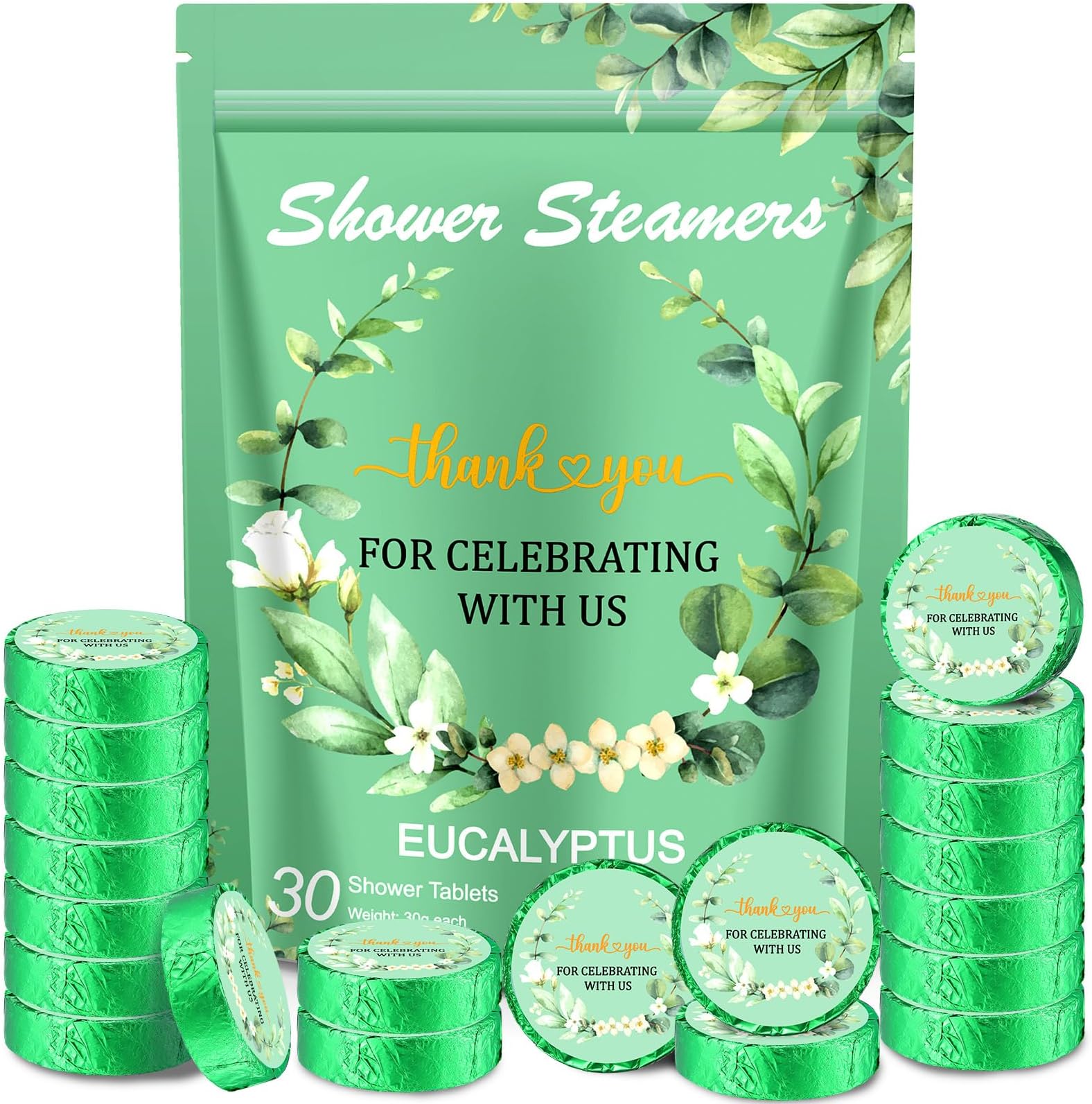 Amazon.com: 30 Pcs Shower Steamers Aromatherapy Bridal Shower Bombs ...