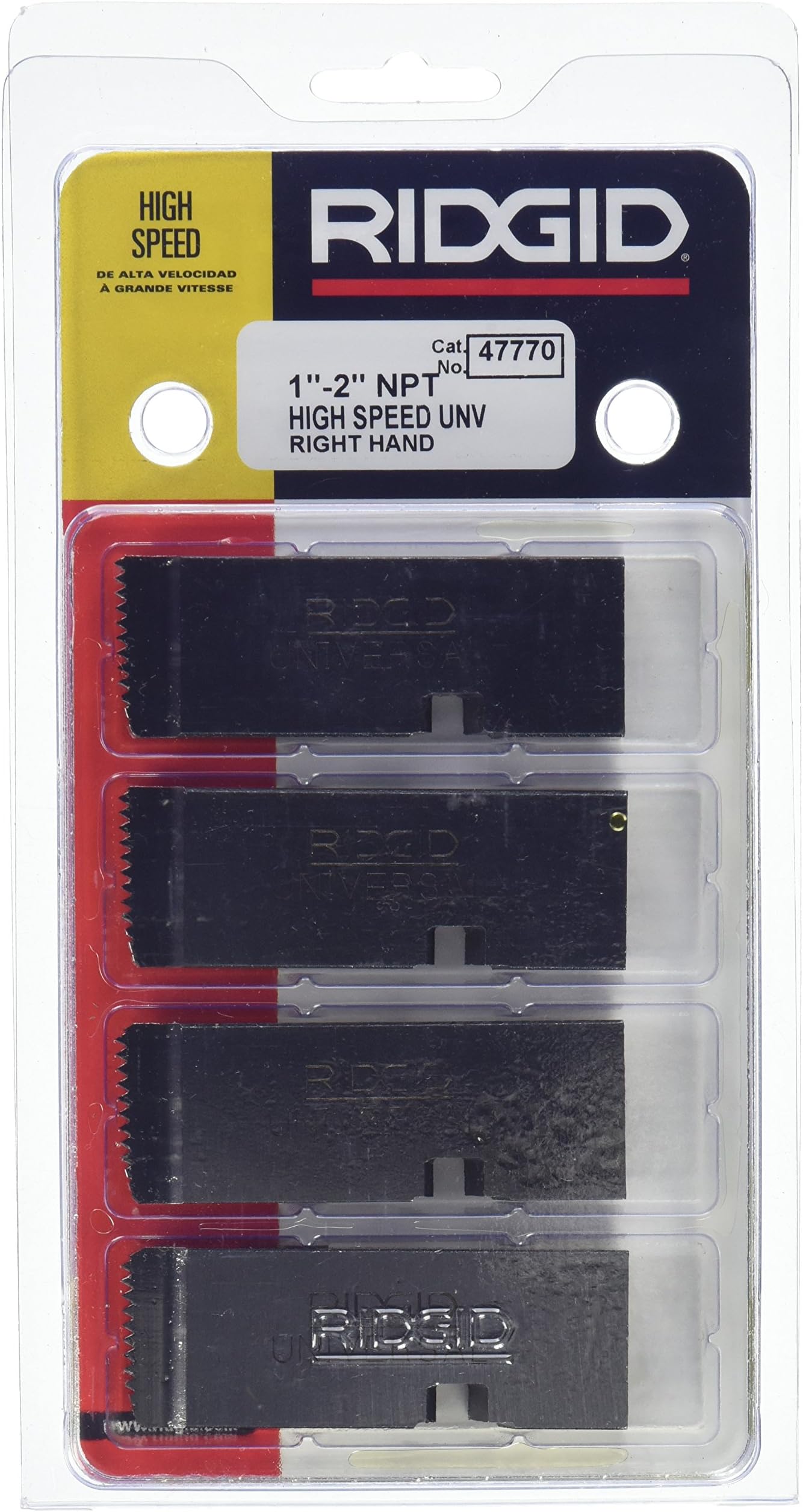 GGTE 47745 Threading Machine Dies for RIDGID Hs Hardened Steel Npt Pipe ...