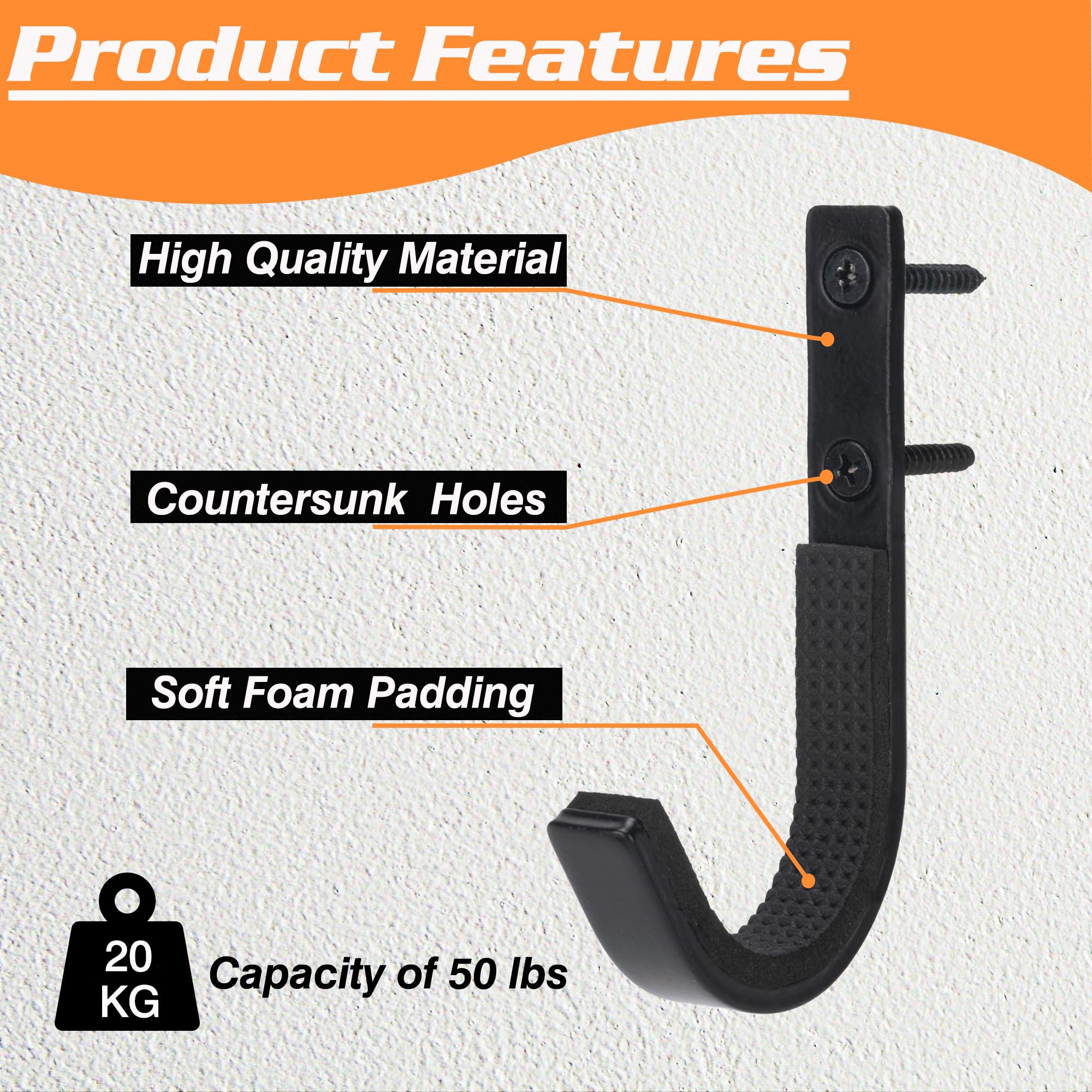 Snapklik.com : EVCUHASL Gun Rack Wall Mount, Horizontal Metal Rifles ...