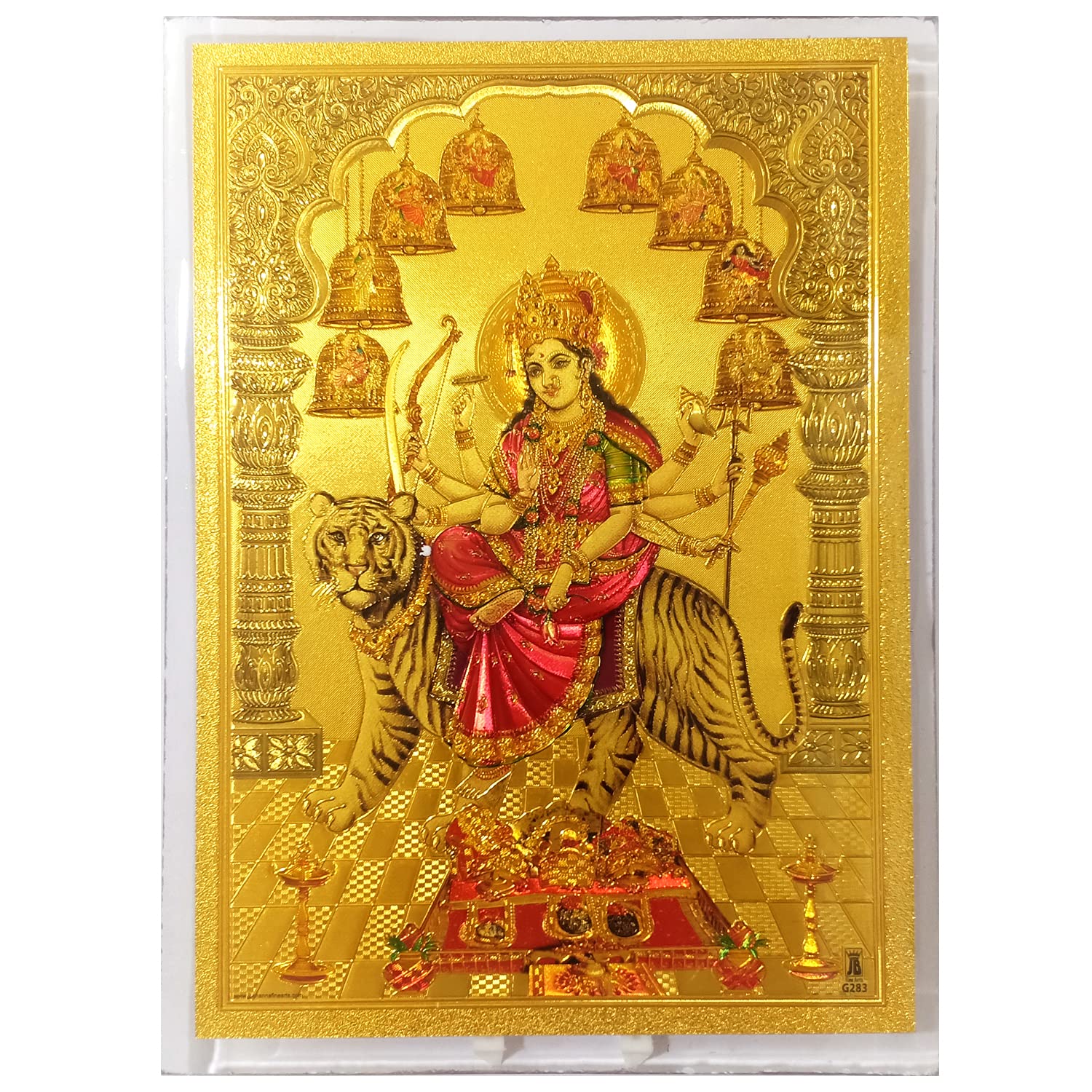 Buy Goddess Durga Mata HD Photo Frame | Durga Maa Photo Frame | Durga ...