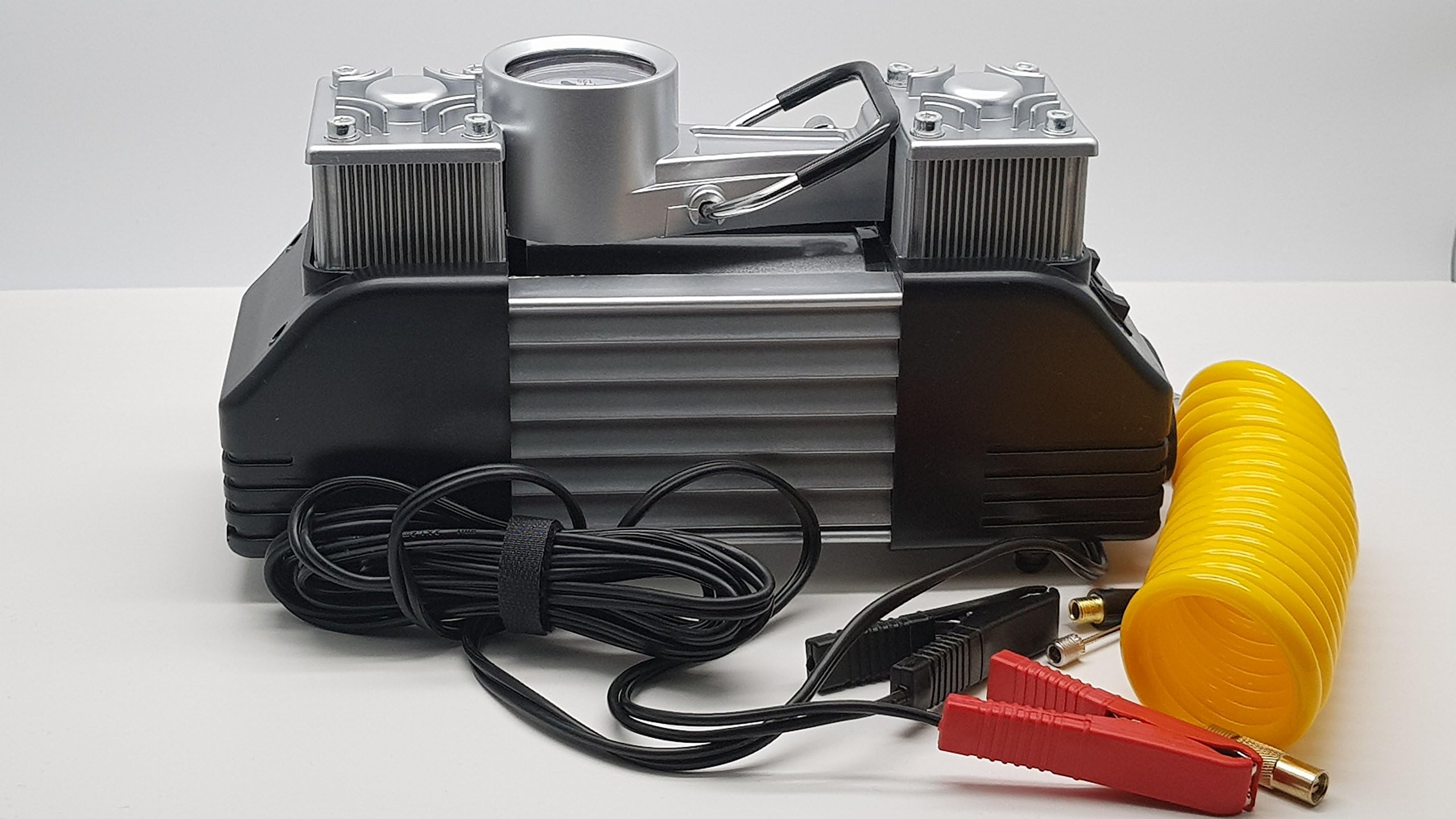 MGCOMPRESSOR Heavy Duty Car Van Bike Portable 12v Air Compressor 150psi ...