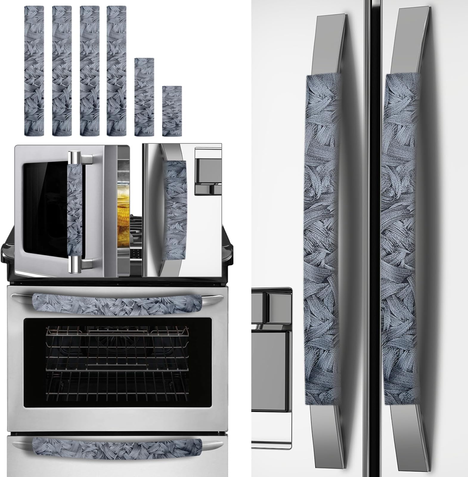 Amazon.com - OUGAR8 Refrigerator Door Handle Covers Handmade Decor ...