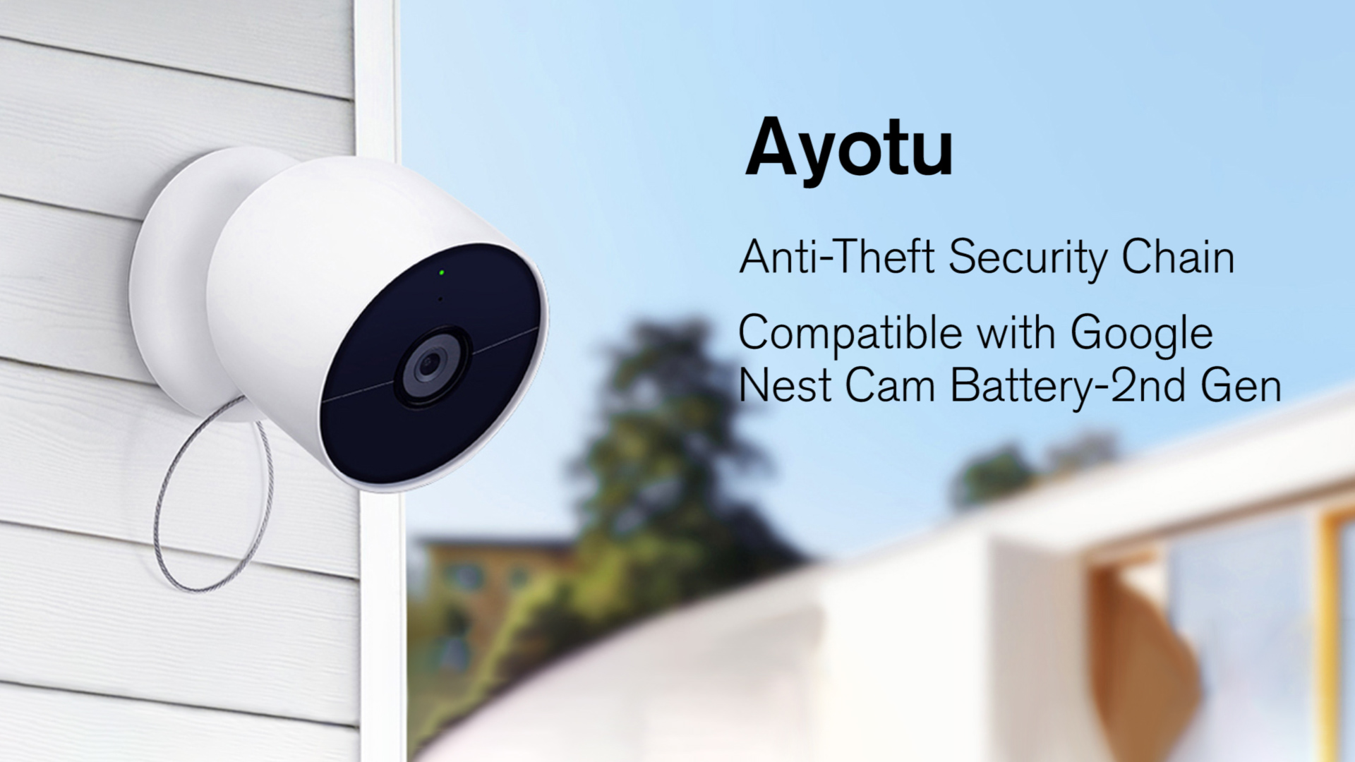 Watch Ayotu Anti-Theft Security Cable for Google Nest Cam Battery on ...