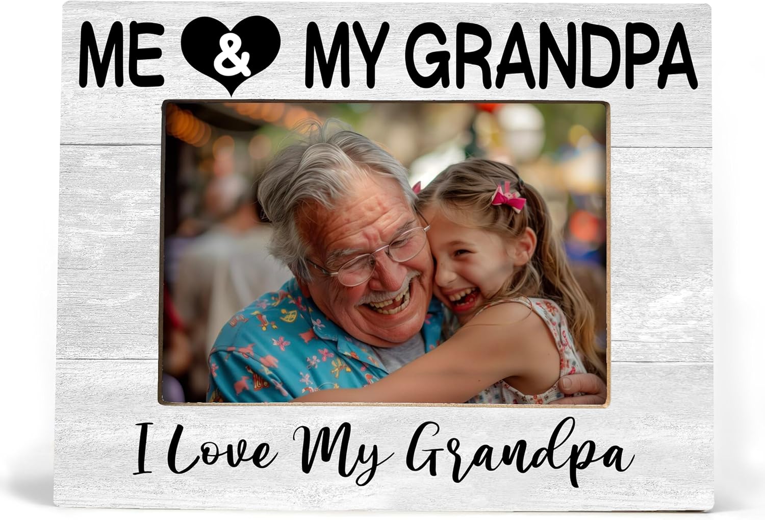 Amazon.com - XDFVL Grandpa Picture Frame, Me & My Grandpa I love My ...