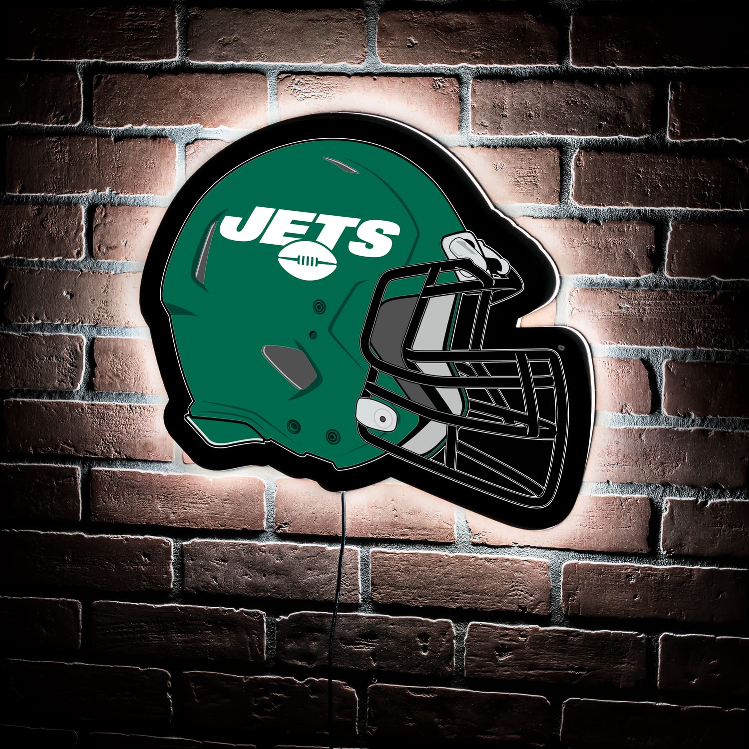 Amazon.com : Evergreen NFL New York Jets Ultra-Thin LED Light Wall Sign ...