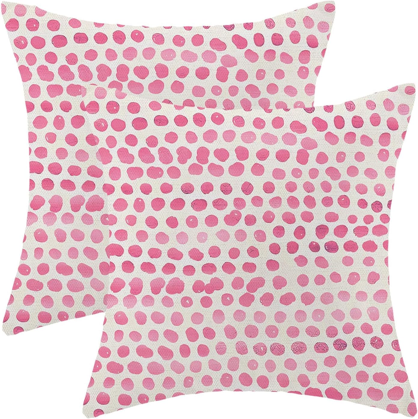 Amazon.com: CXMEIFLY Preppy Pillow Covers 22x22 Inch Set of 2 Pink ...
