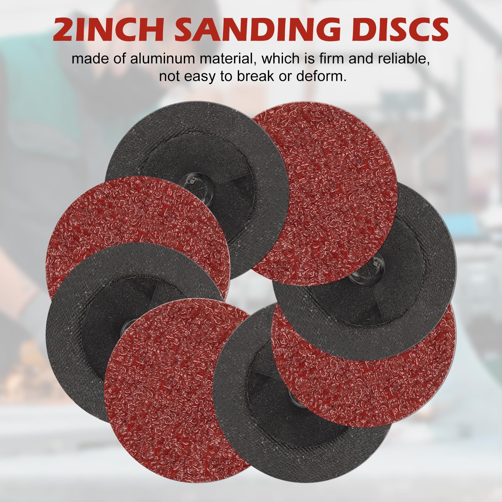 Snapklik.com : 2 Inch Sanding Discs, 150 Pcs 36 Grit Quick Change Disc ...