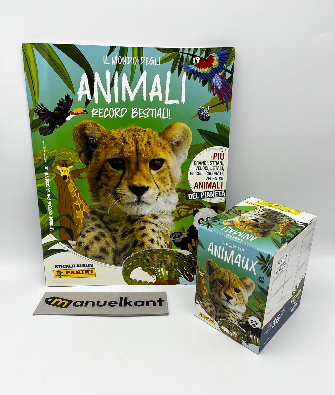 The World of Animals Record Bestiali - Blank Album + Box of 36 Sachets ...