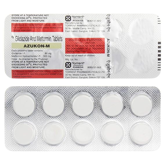 Azukon-M - Strip of 10 Tablets : Amazon.in: Health & Personal Care