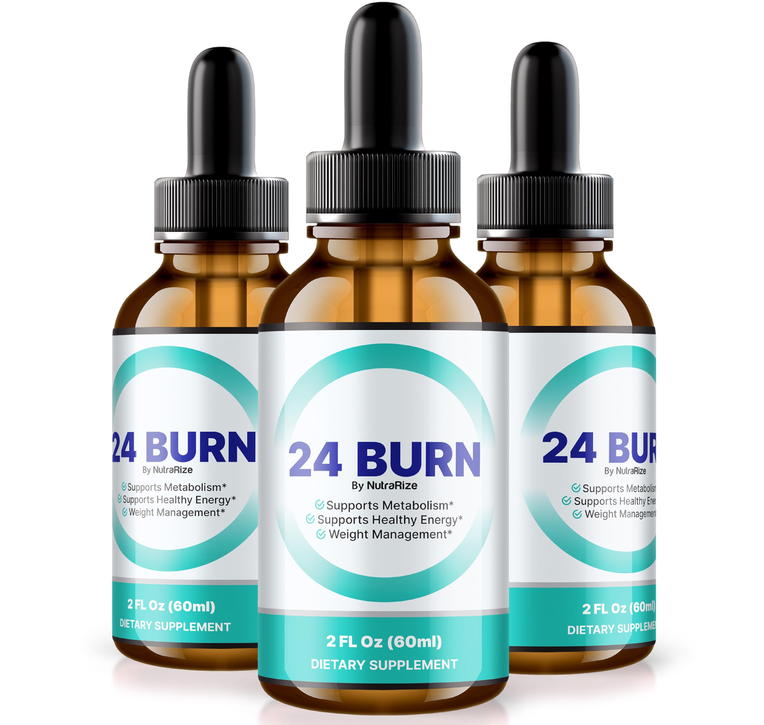 Amazon.com: NutraRize (Pack of 3 24 Burn Drops, All-Natural 24Burn ...