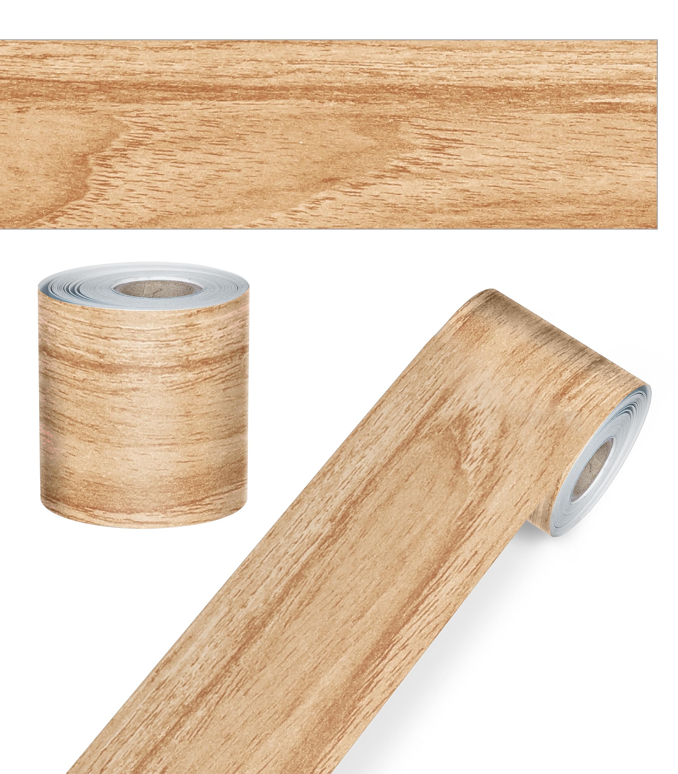 Buy Carson Dellosa Grow Together 65 Ft Straight Light Wood Bulletin ...