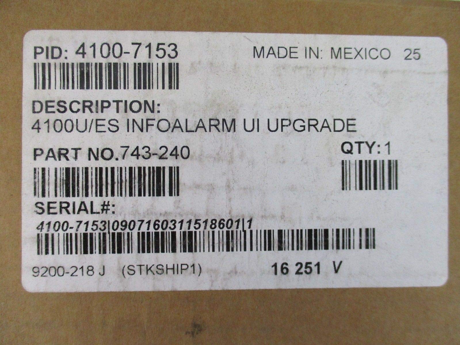 Buy Simplex 4100-7153 - Upgrade Kit For 4100ES/4100U Fire Alarm Control ...