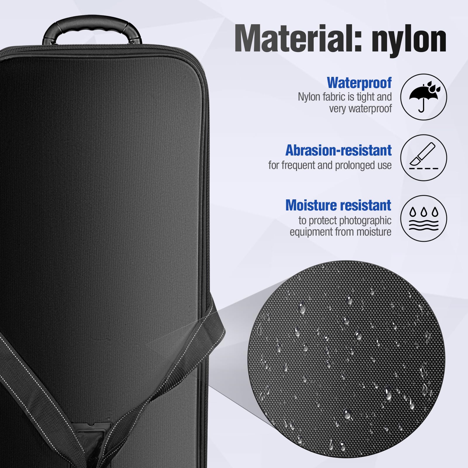 Snapklik.com : EMART Photo Studio Equipment Trolley Case 504x144x11 ...