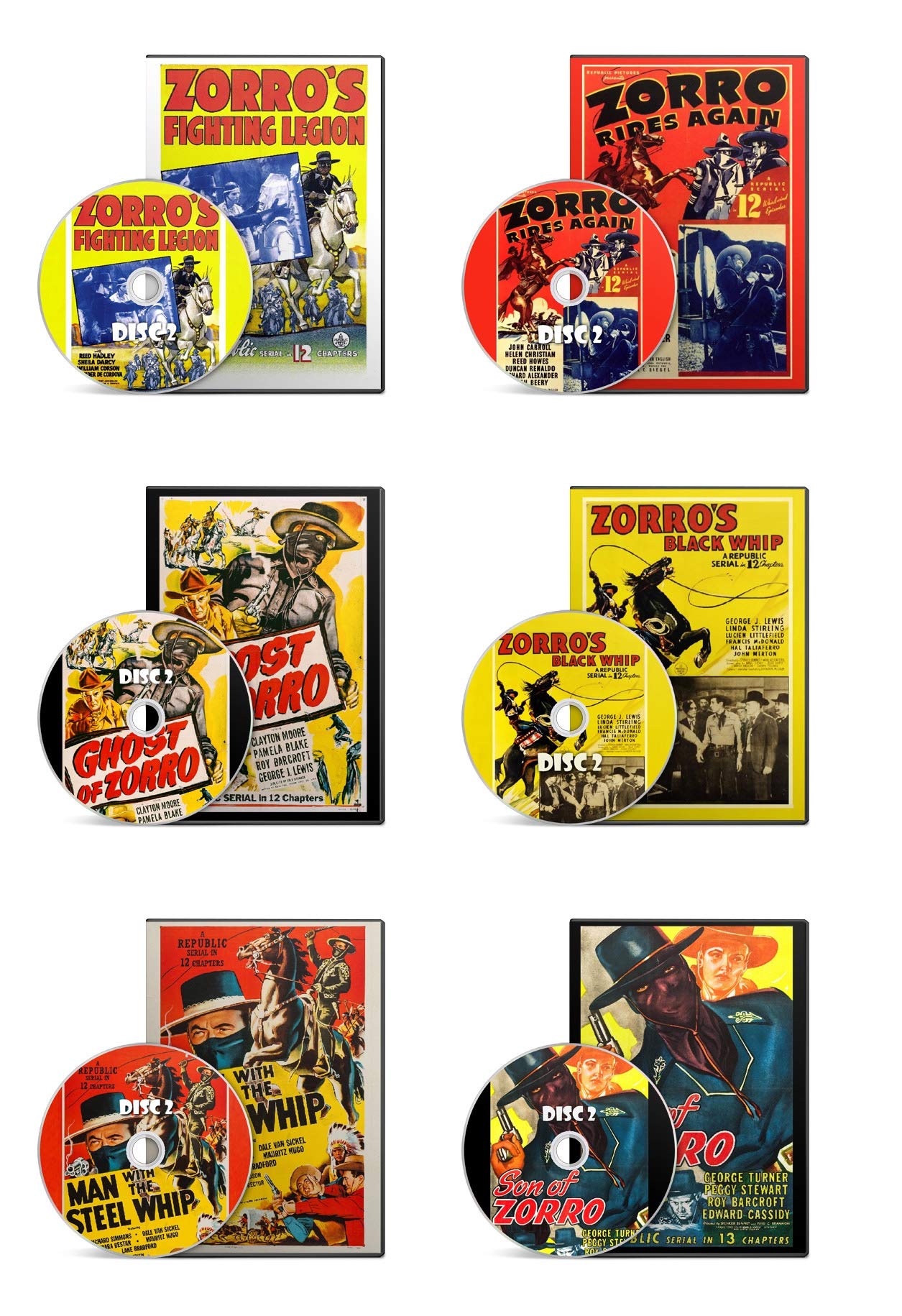 Buy Zorro Movie Serial Cliffhanger Collection: Rides Again, Fighting ...
