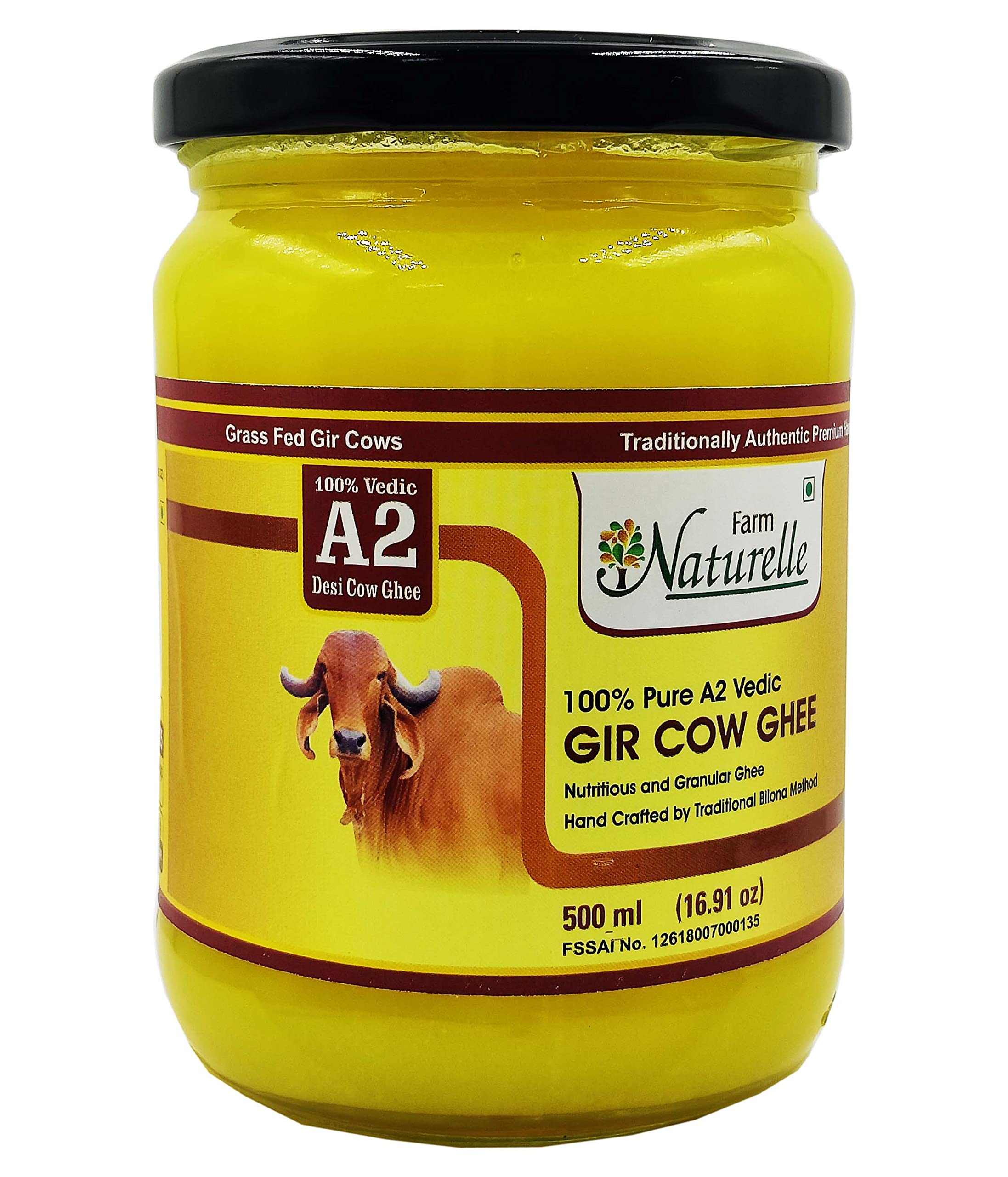 Farm Naturelle A2 Desi Cow Ghee From Grass Fed Gir Cows Vedic Bilona farm-naturelle-a2-desi-cow-ghee-from-grass-fed-gir-cows-vedic-bilona