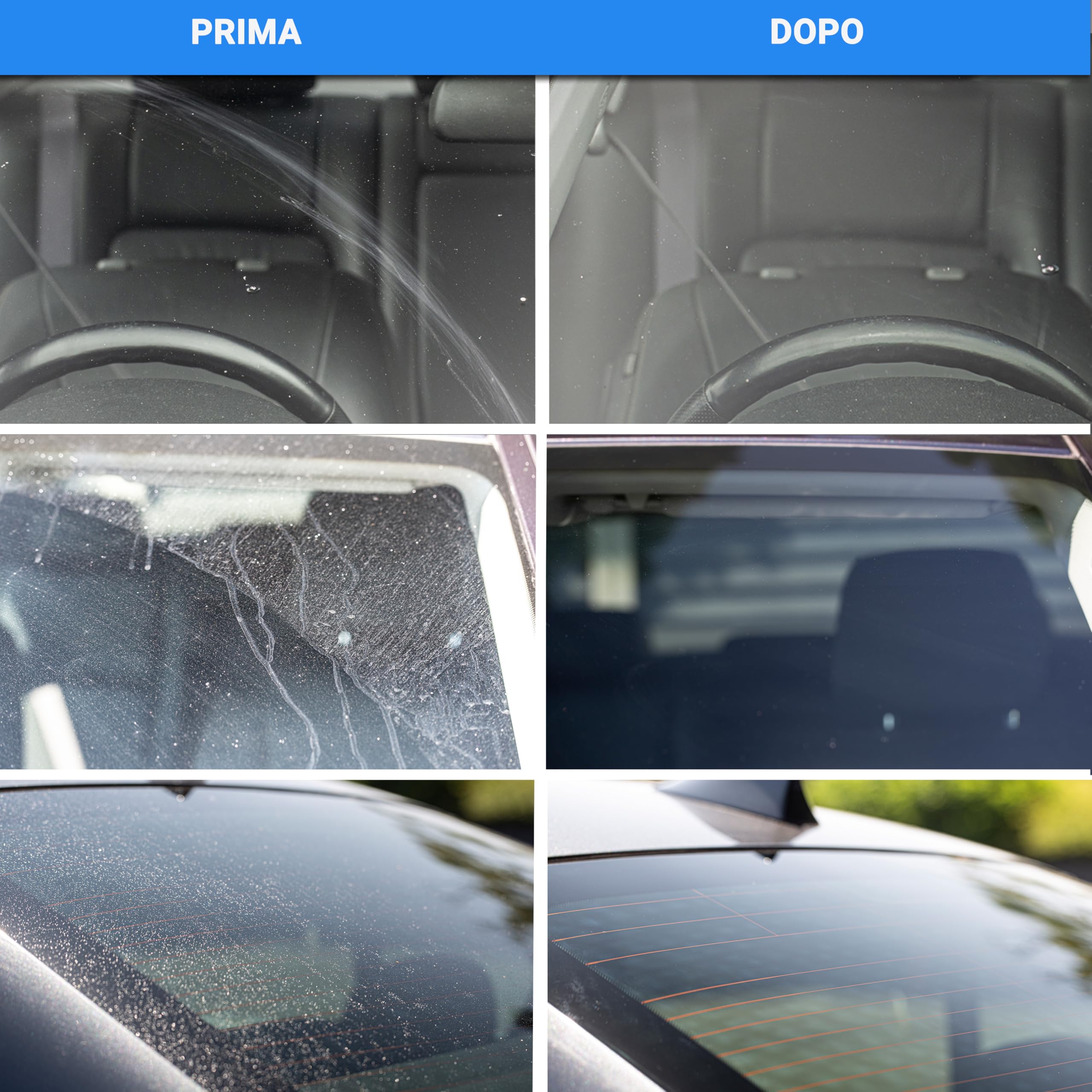 Graffi Auto Kit Lucidatura Parabrezza Fai Da Te - Rimuove Graffi E ...