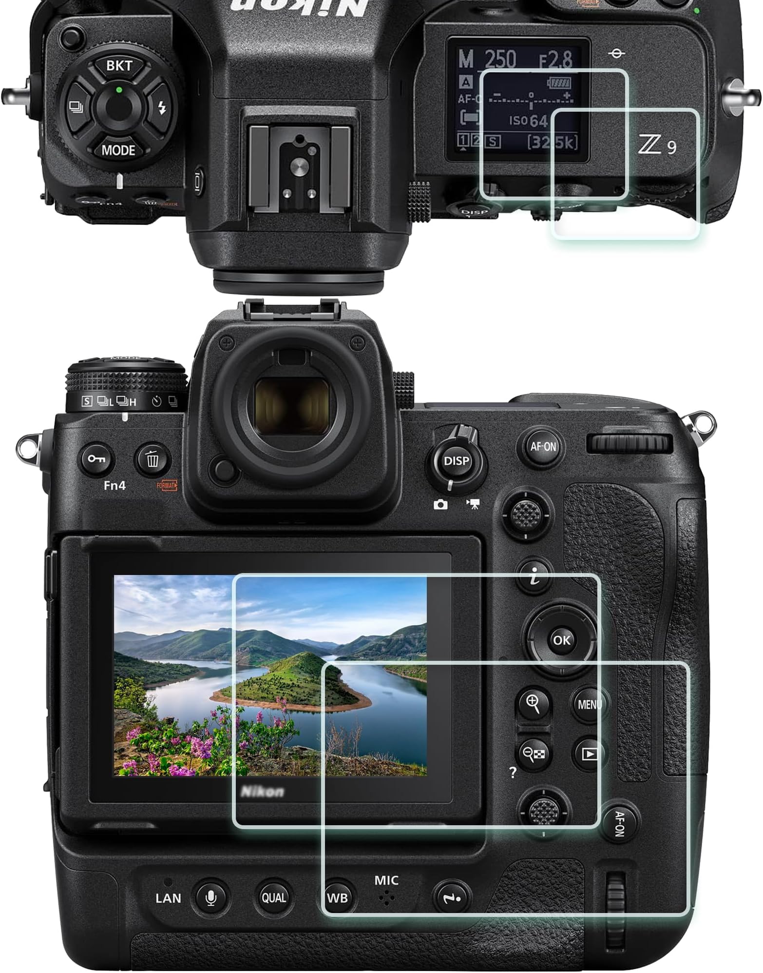 Amazon.com : Vello LCD Screen Protector Ultra for Nikon D800 Digital ...