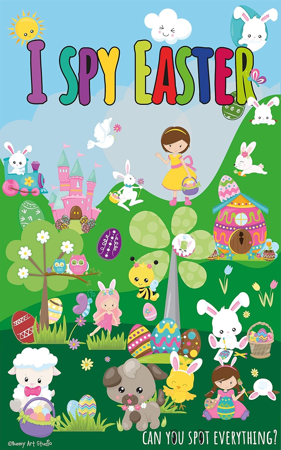 Amazon | I Spy Easter: Fun "I Spy With My little Eye" Color Picture ...