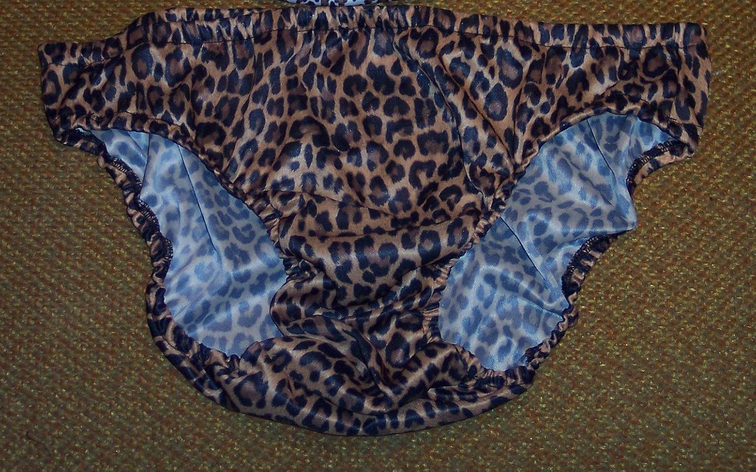 Brown Leopard Design Mens Bikini Brief Underwear Small Size leopard ...