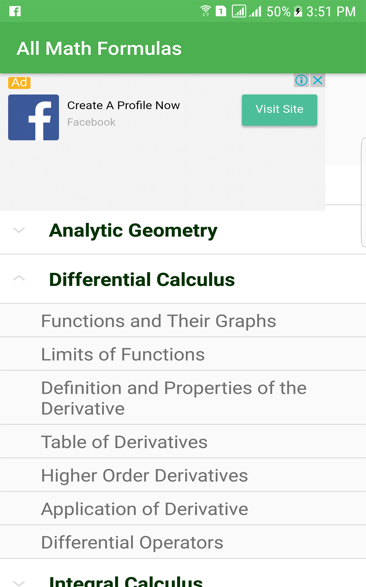 All Math Formulas - App on Amazon Appstore