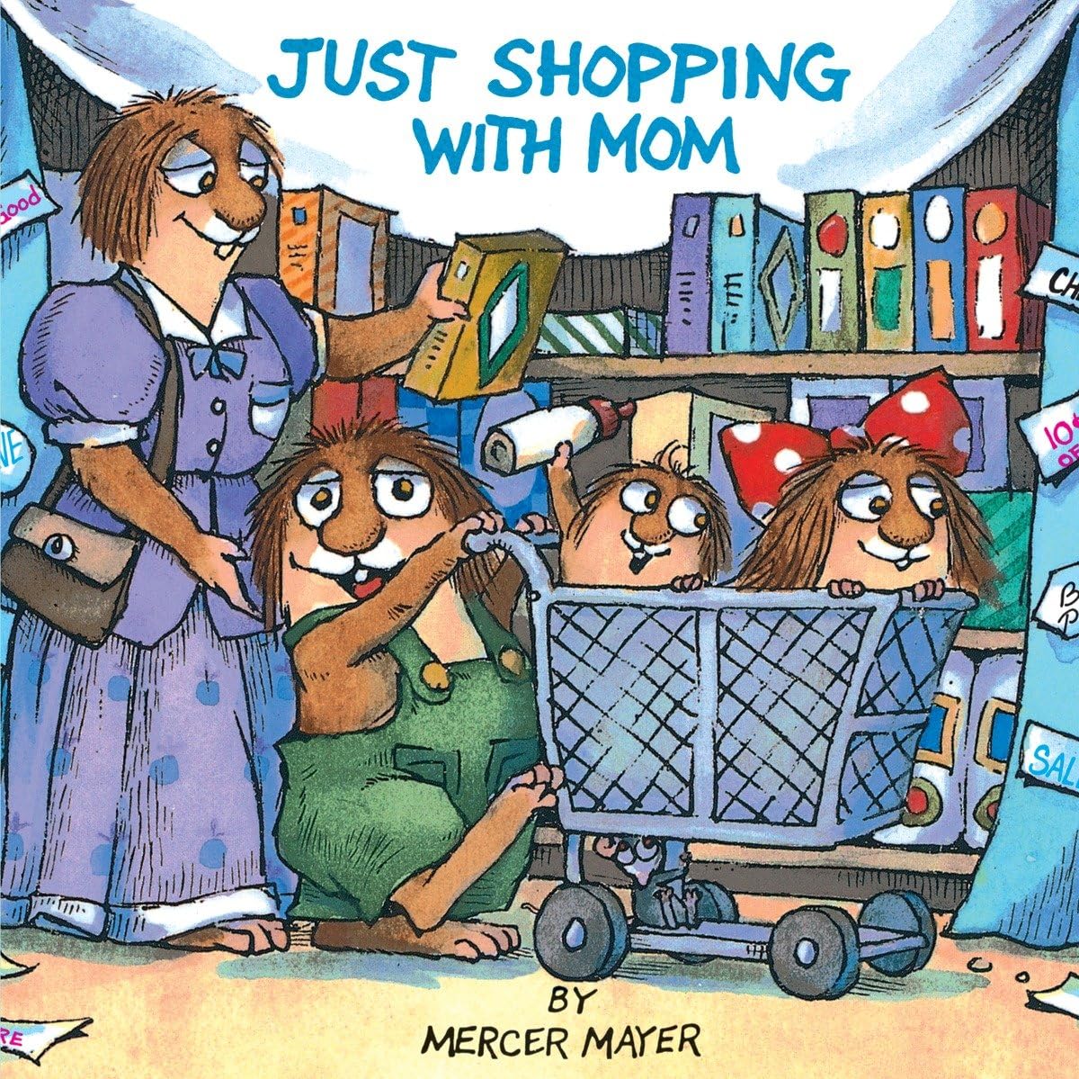 Just Shopping with Mom (A Golden Look-Look Book): Mayer, Mercer, Mayer ...