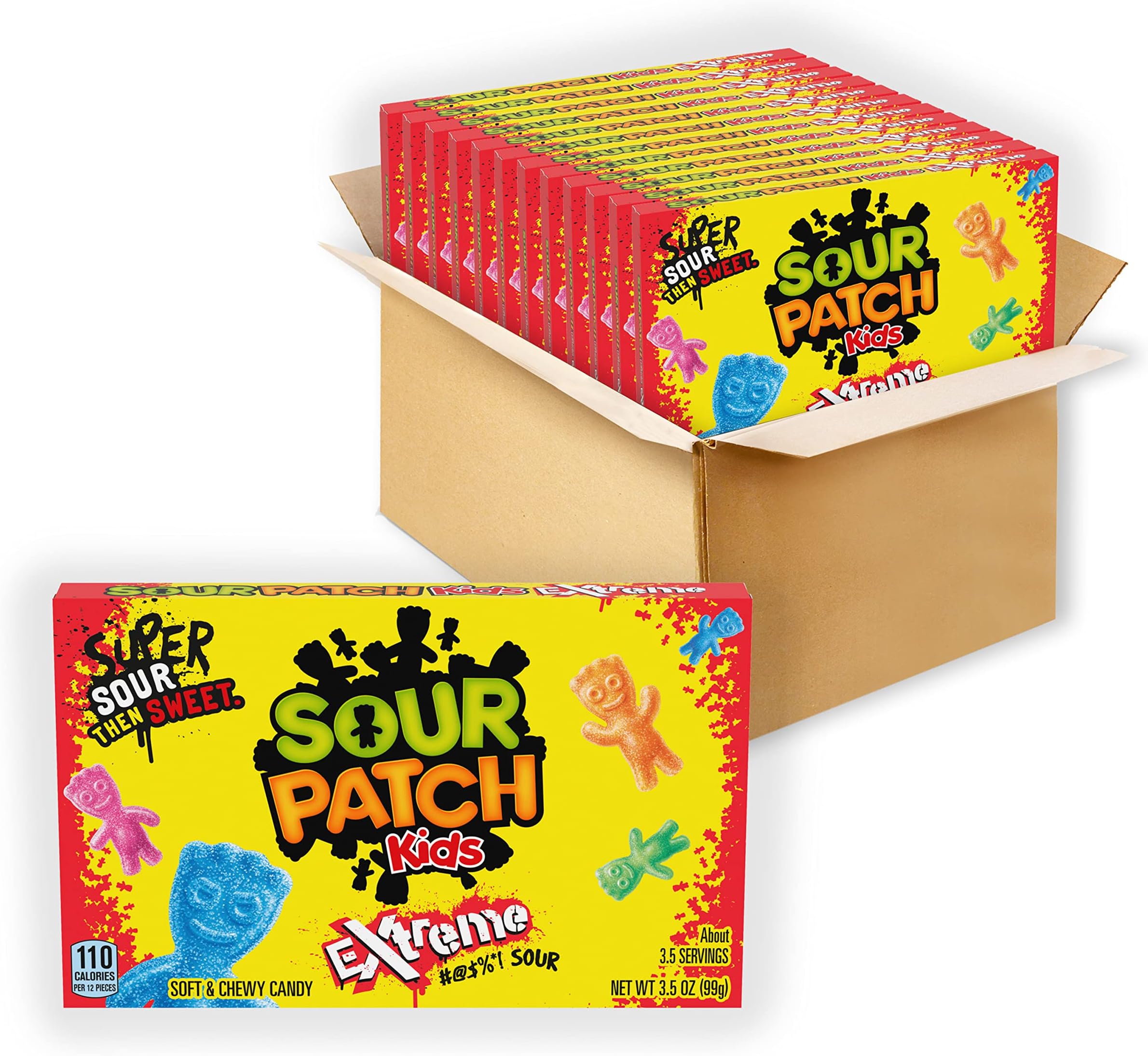 Amazon.com : SOUR PATCH KIDS Big Kids Individually Wrapped Soft & Chewy ...