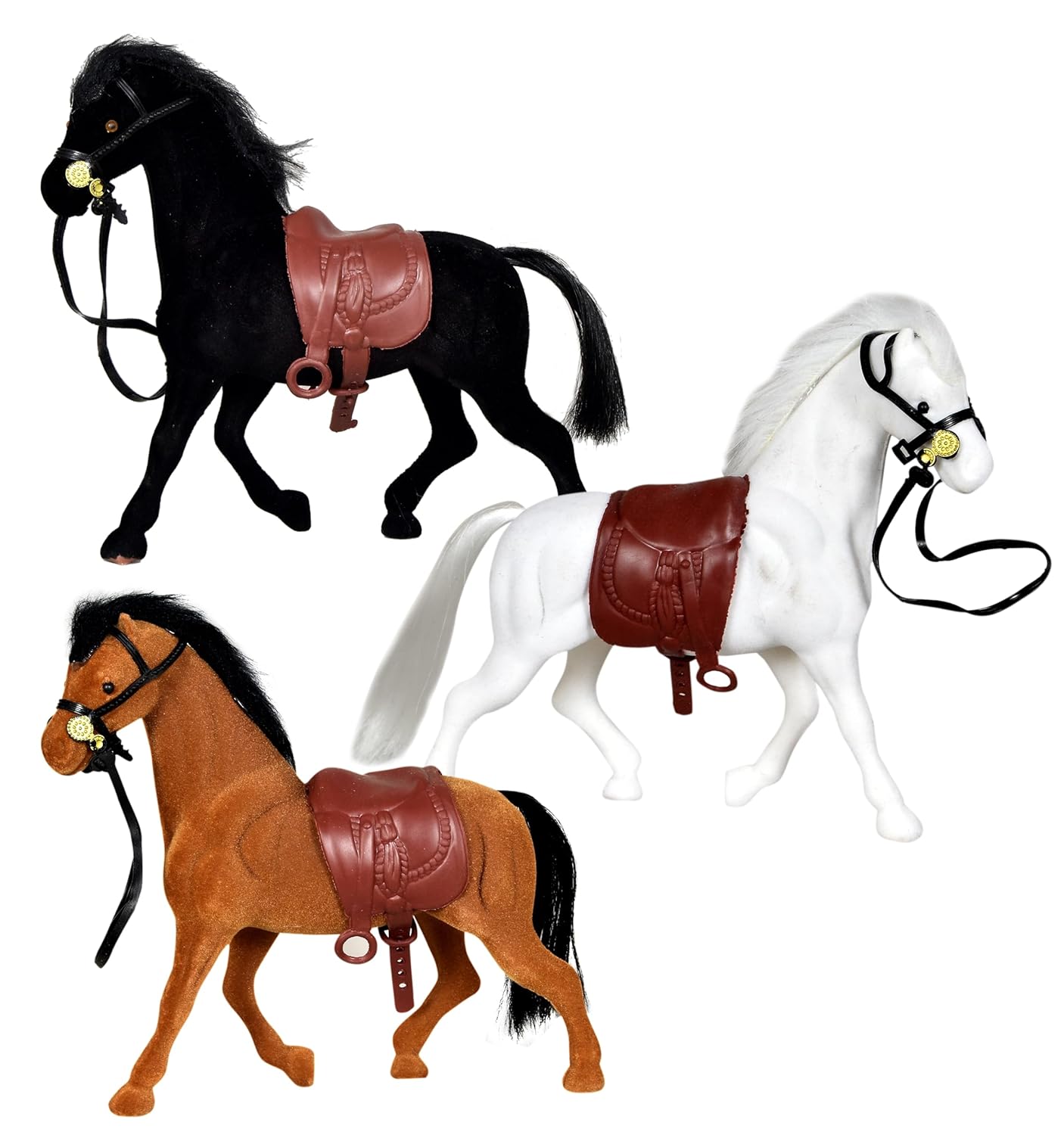 Buy TEC TAVAKKAL Horse Toy Showpiece Leather Toy for Kids Play and ...