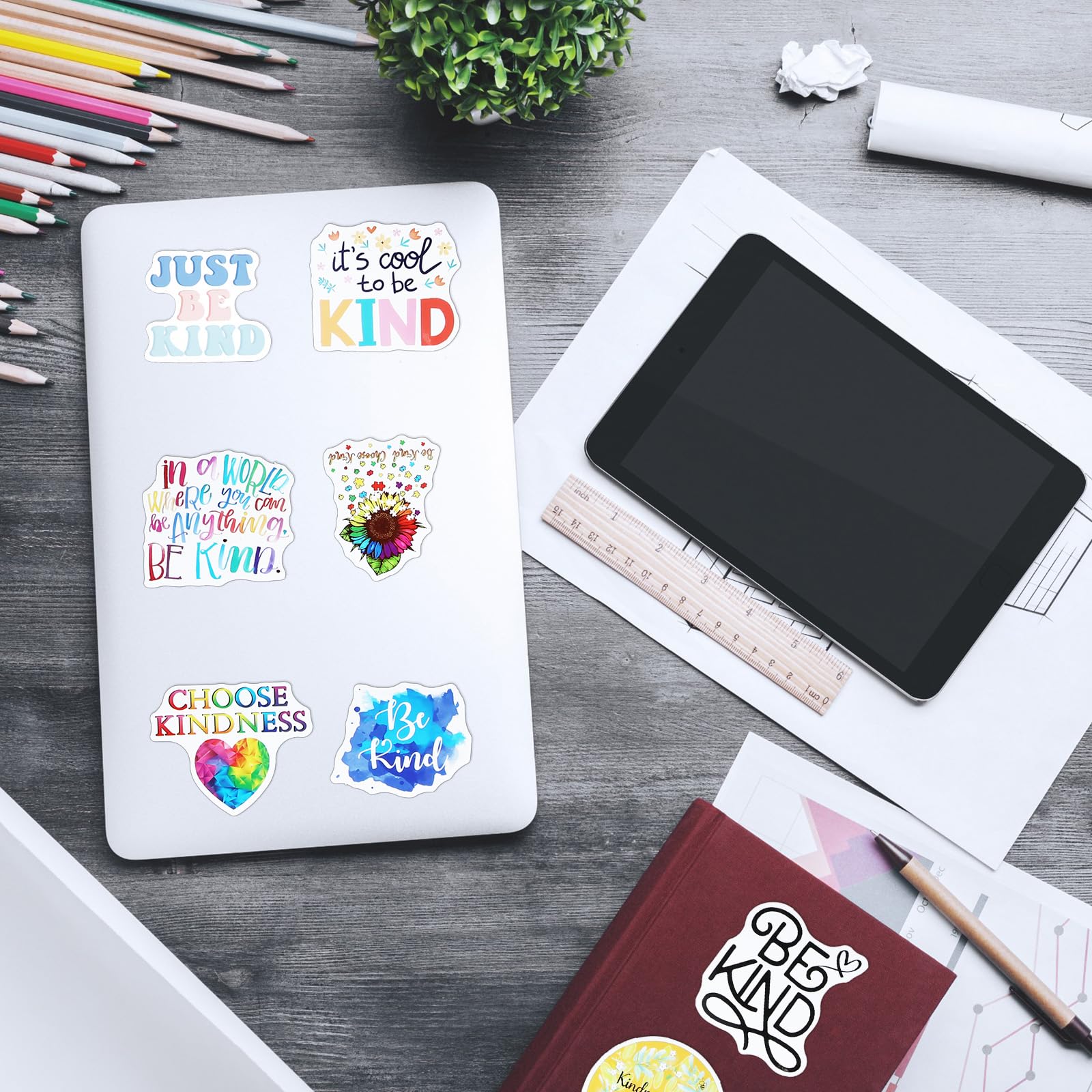Snapklik.com : Sayglossy 303 Pcs Bulk Kindness Stickers Inspirational ...