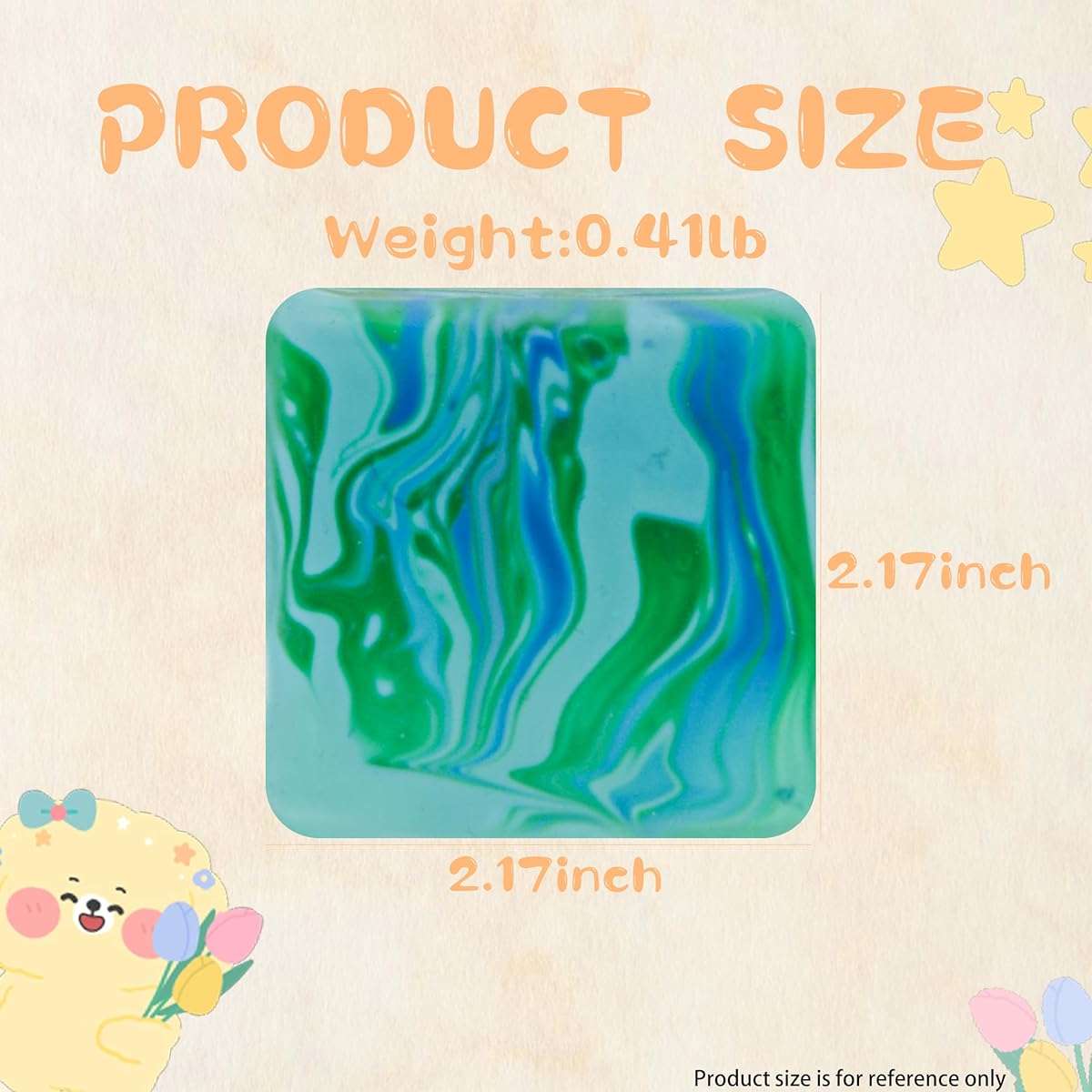 $3/mo - Finance Stress Cube Fidget Toy, Squishy Stress Relief Toy ...