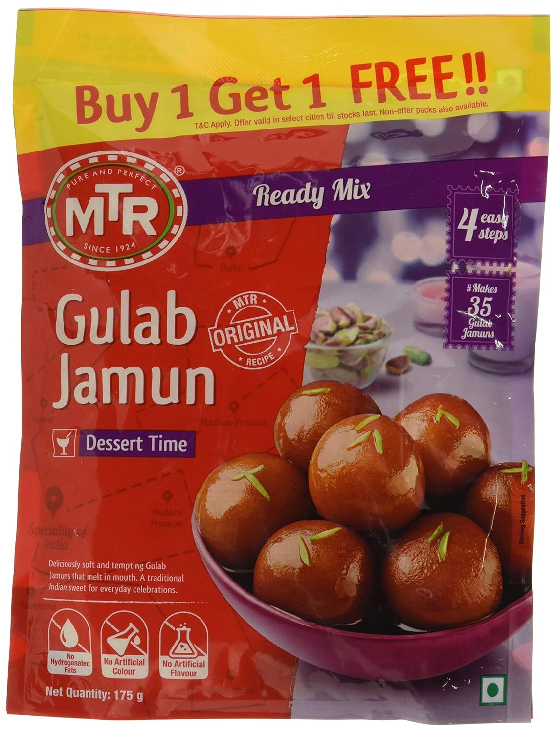 MTR Instant Mix Gulab Jamun, 175 g : Amazon.in: Grocery & Gourmet Foods