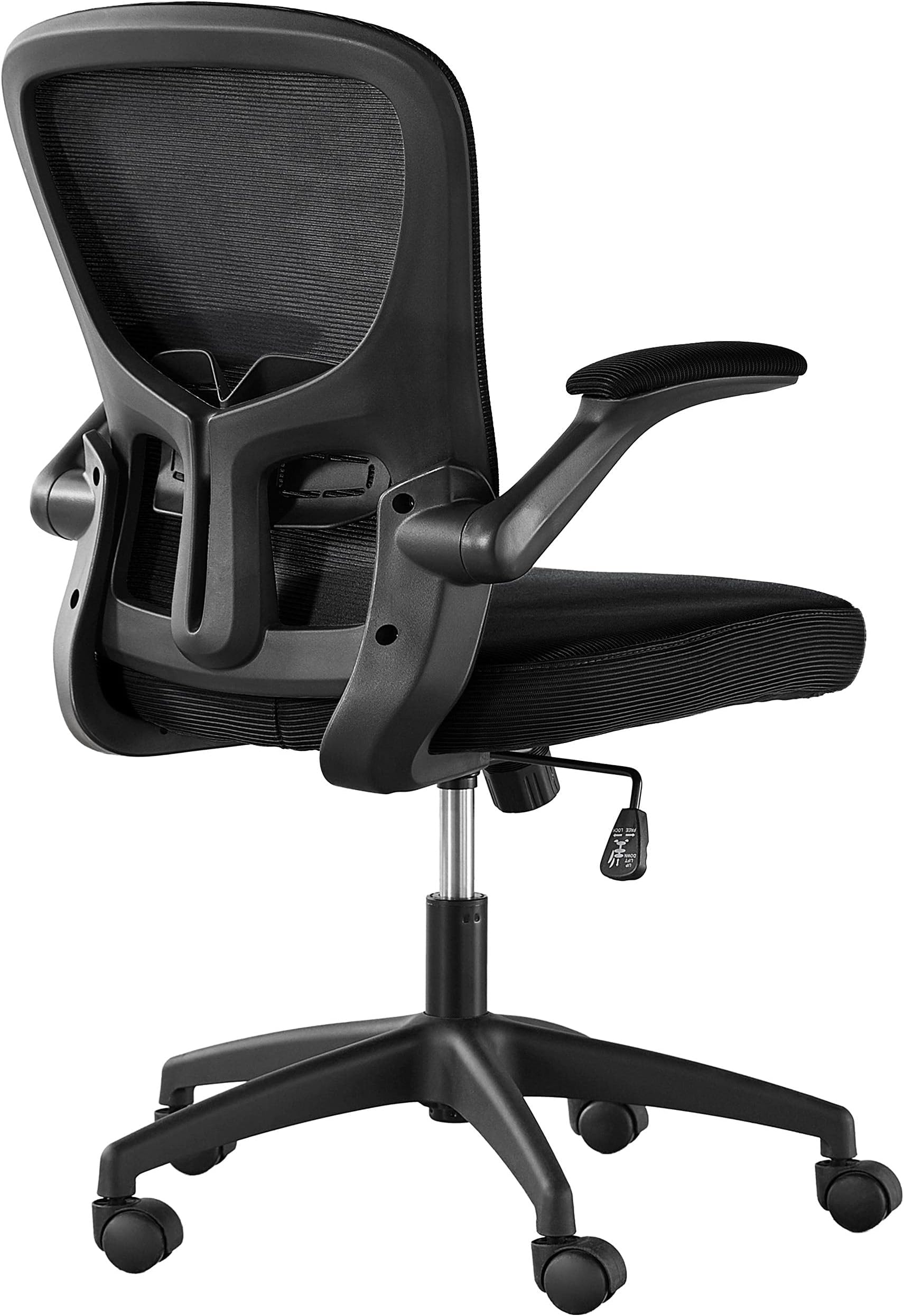 Yaheetech Ergonomic Office Chair, Mid Back Computer Chair, Comfortable ...