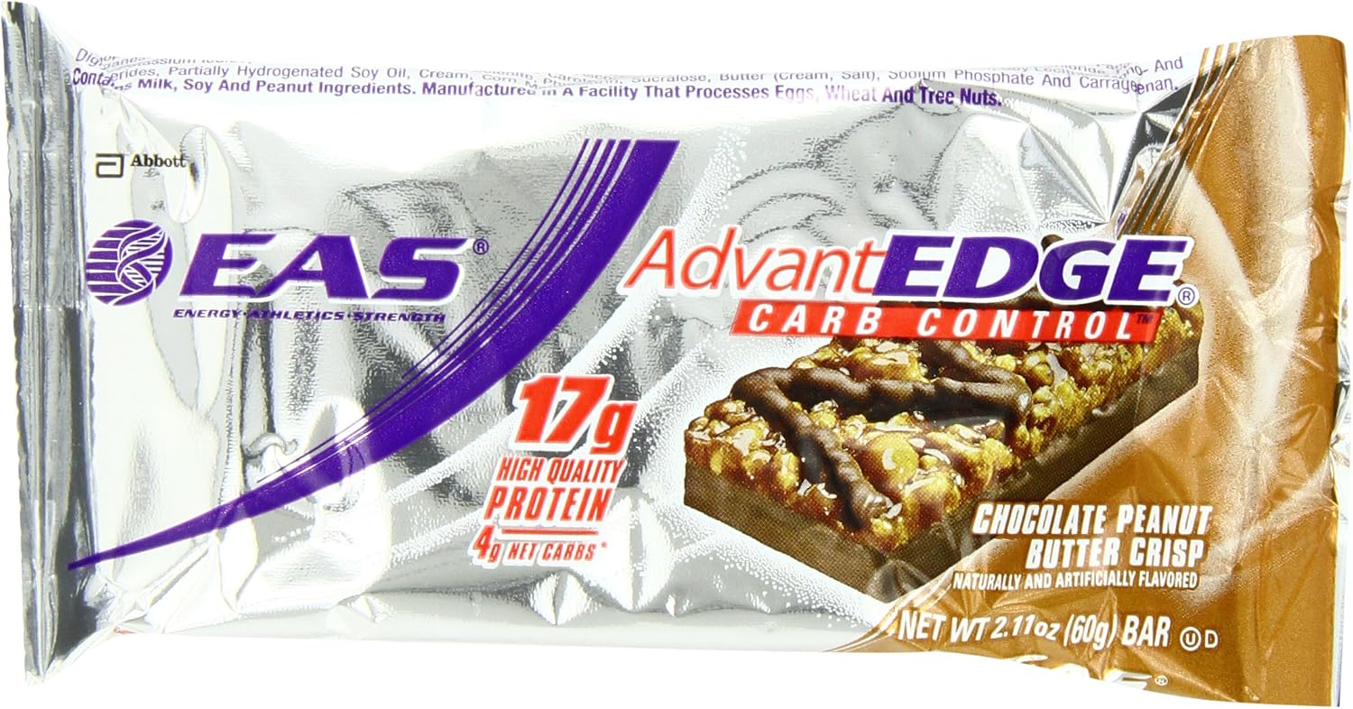 Amazon.com: EAS AdvantEdge Carb Control Nutrition Bar, Chocolate Peanut ...