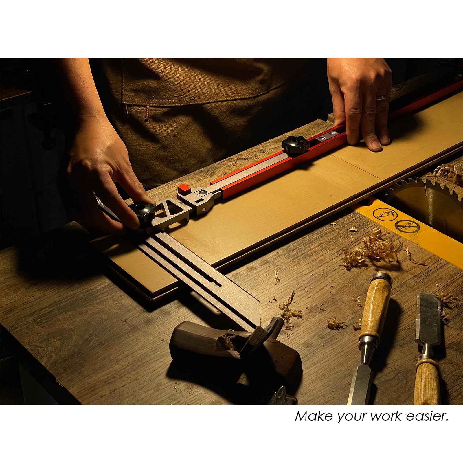 Snapklik.com : SUNLFPROD Stair Tread Template Tool - Upgrade Stair ...