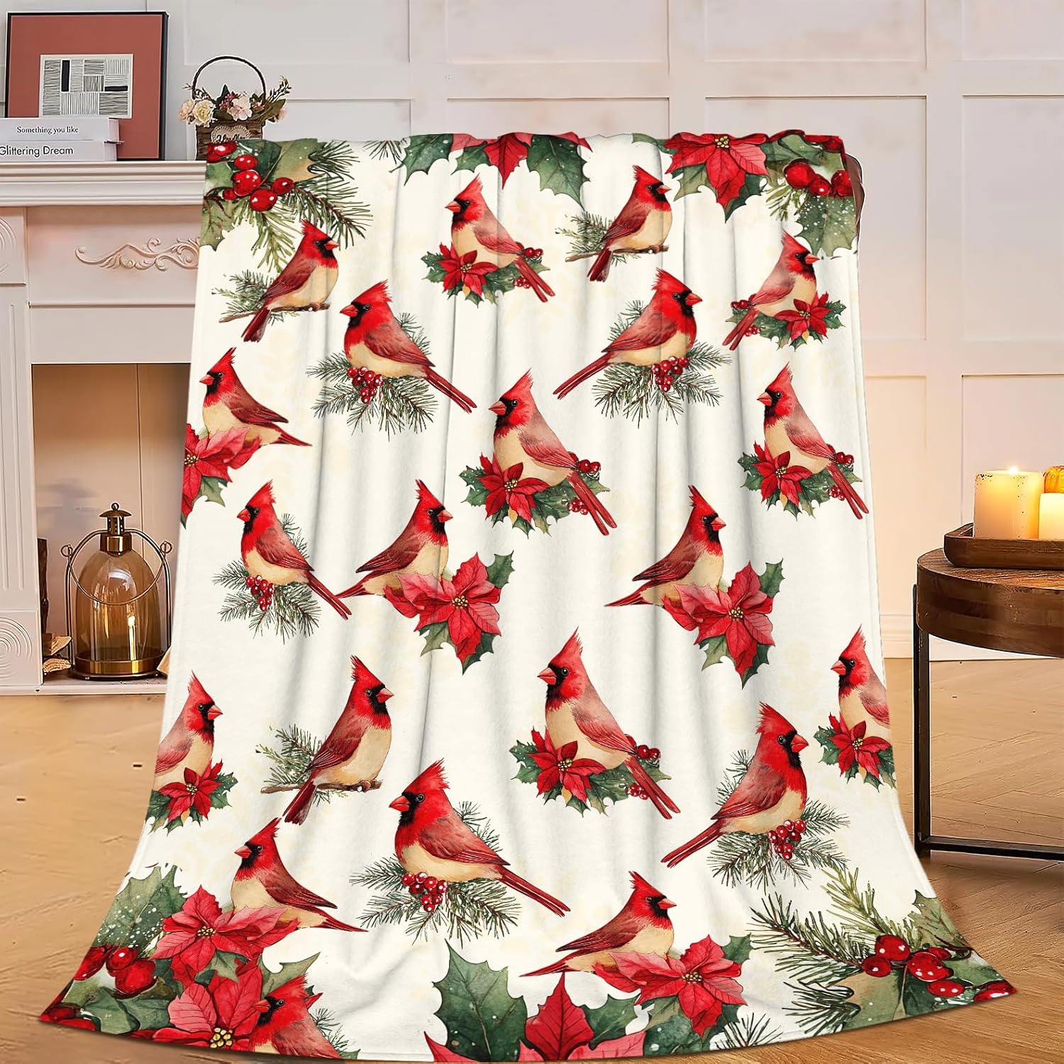 Amazon.com: Cardinal Blanket Red Cardinal Gifts Soft Cozy Cardinal ...