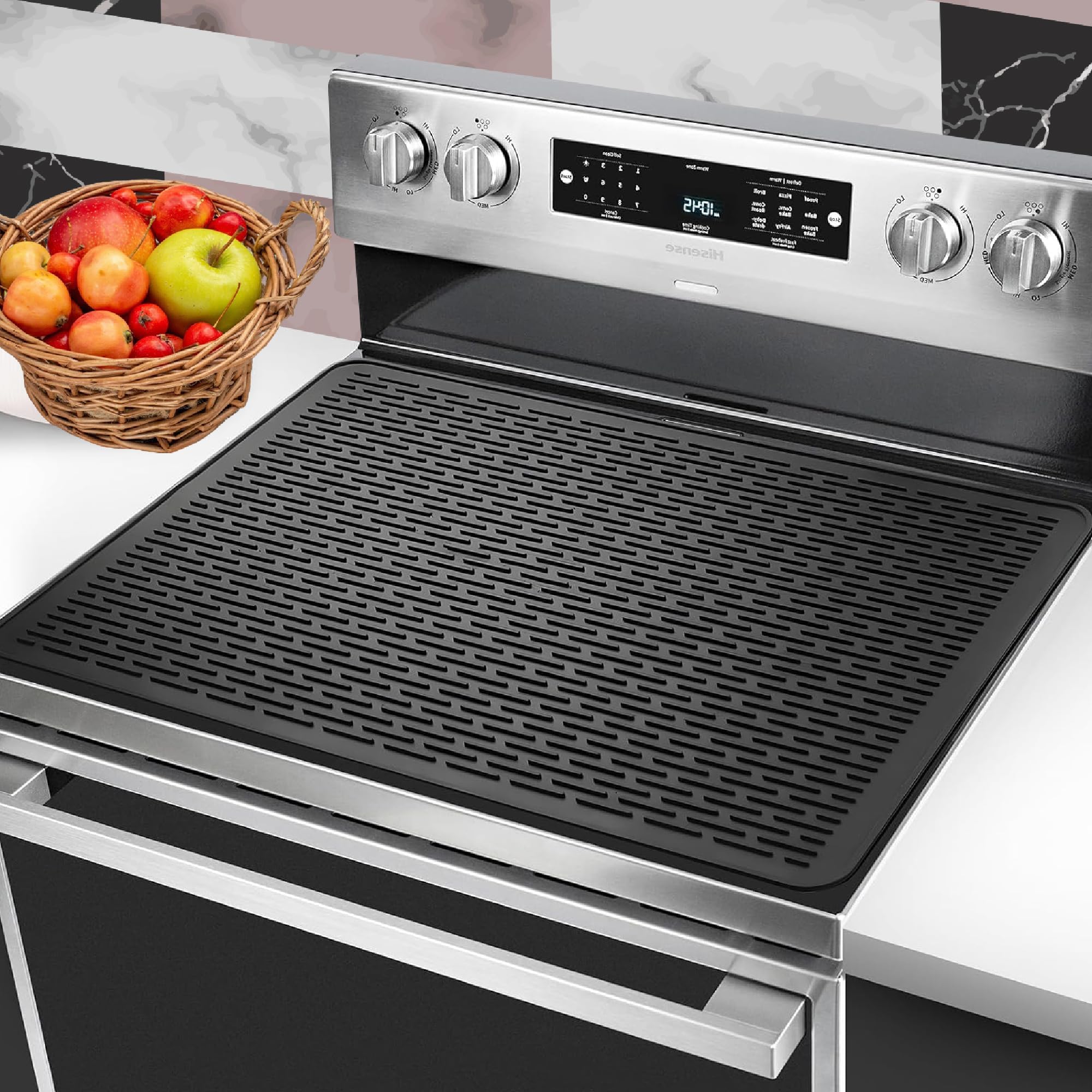 Amazon.com: Stove Top Covers for Electric Stove, Silicone Mat for Glass ...