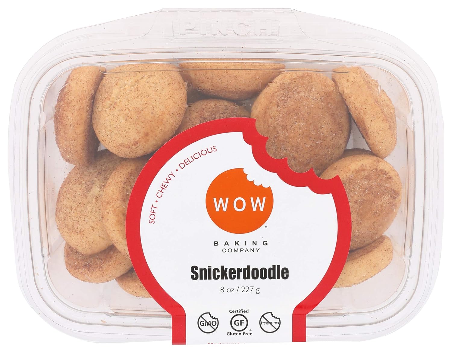 Amazon.com: Wow Baking Company Wow Snickerdoodle Cookies in Tub, 8 oz ...