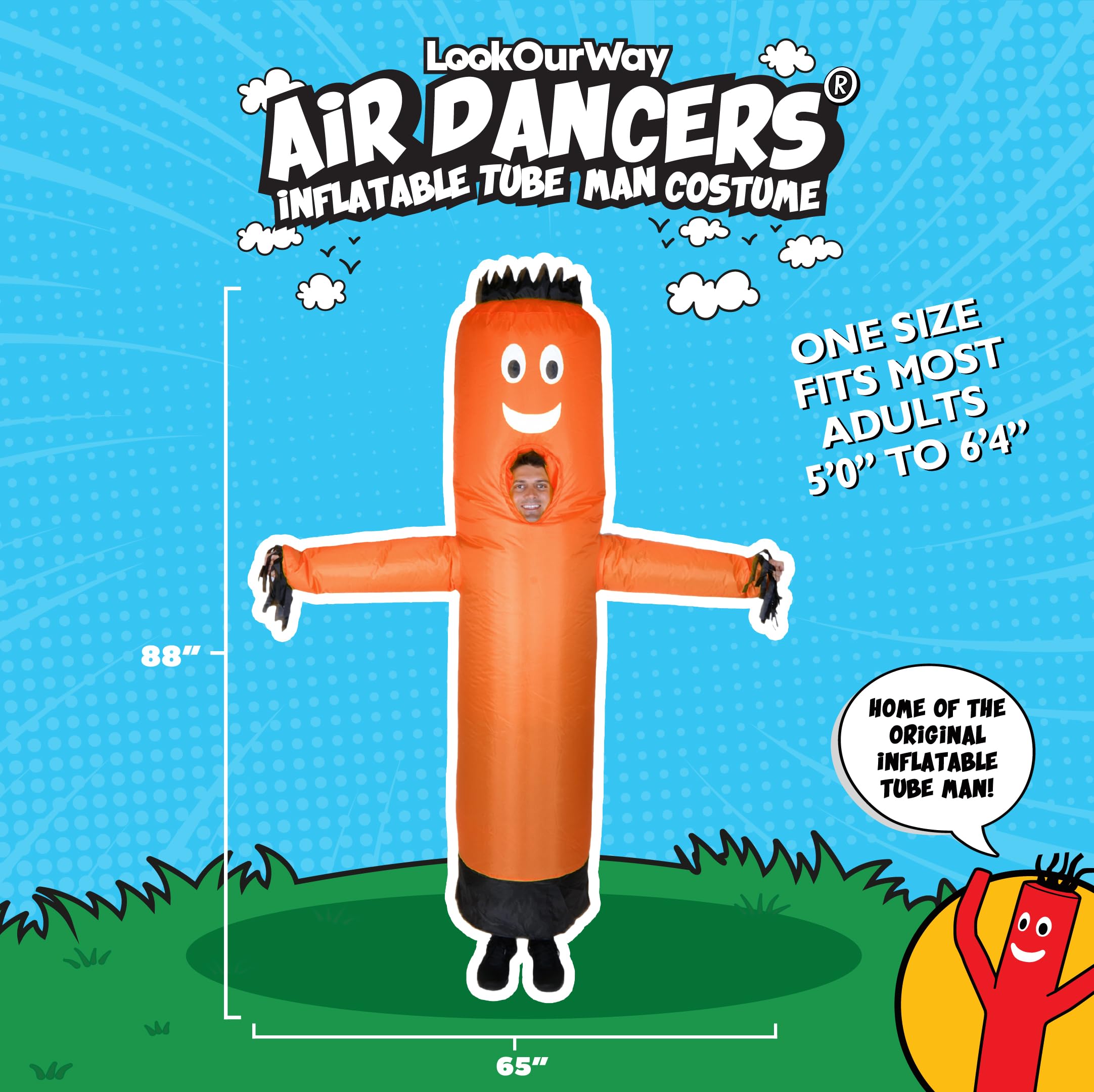 Snapklik.com : Inflatable Tube Man Funny Inflatable Costume Adult For ...
