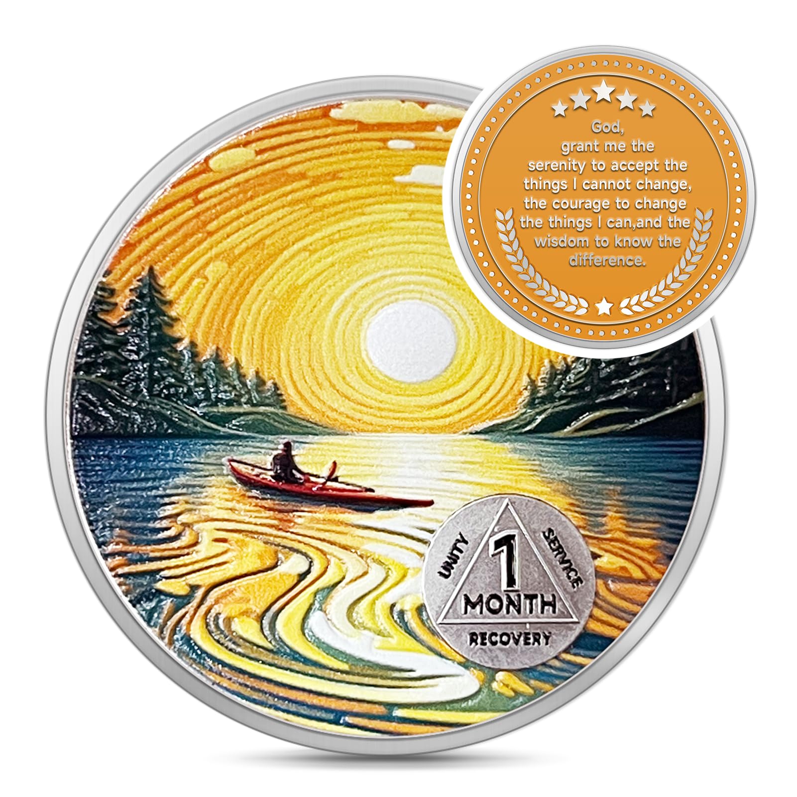 Amazon.com: Recovery Sunlight AA Coins-Peacful NA AA Chips and ...