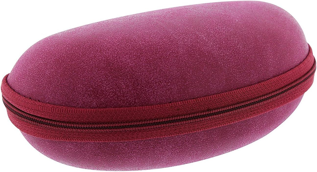 Extra Large Zip Up Eyeglass Case For Men & Women, Fits 2 Pairs Of Glasses, Pink at Amazon Women ...