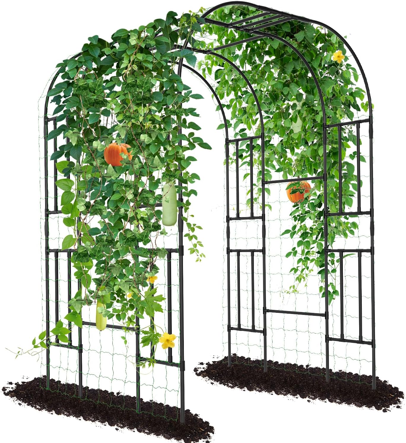 Amazon.com : DoCred Large Garden Arch Trellis for Climbing Plants, 87 ...