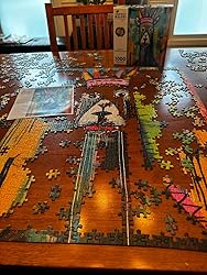 Amazon.com: Cross & Glory - Angelfish Abstract - 1000 Piece Jigsaw ...