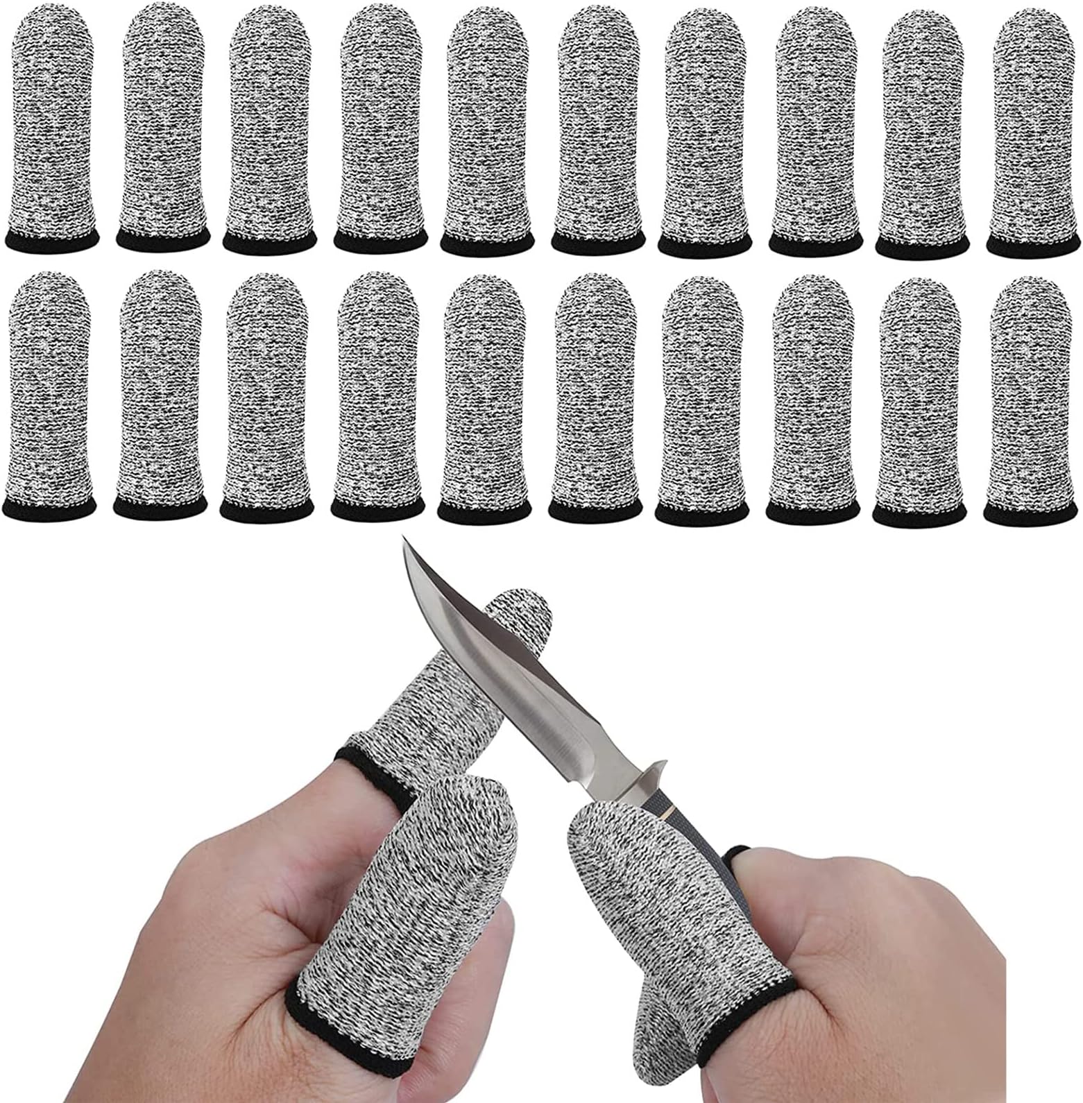 Amazon.com: ZFYOUNG 14pcs Finger Cover Protector Anti-Cut Fingertip ...