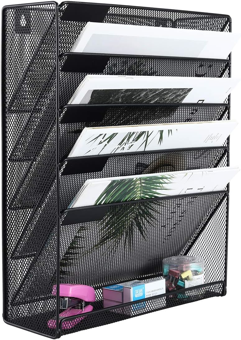 EasyPAG 6 Tier Wall Mount File Organizer for Office Philippines | Ubuy