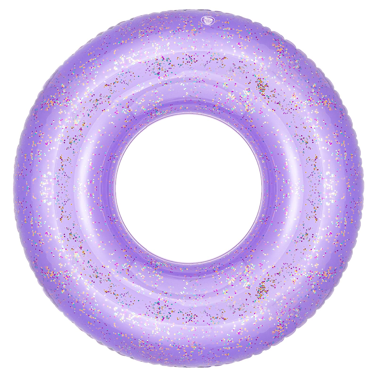 MoKo Swim Rings with Glitter, 90cm Diameter Inflatable Pool Float ...