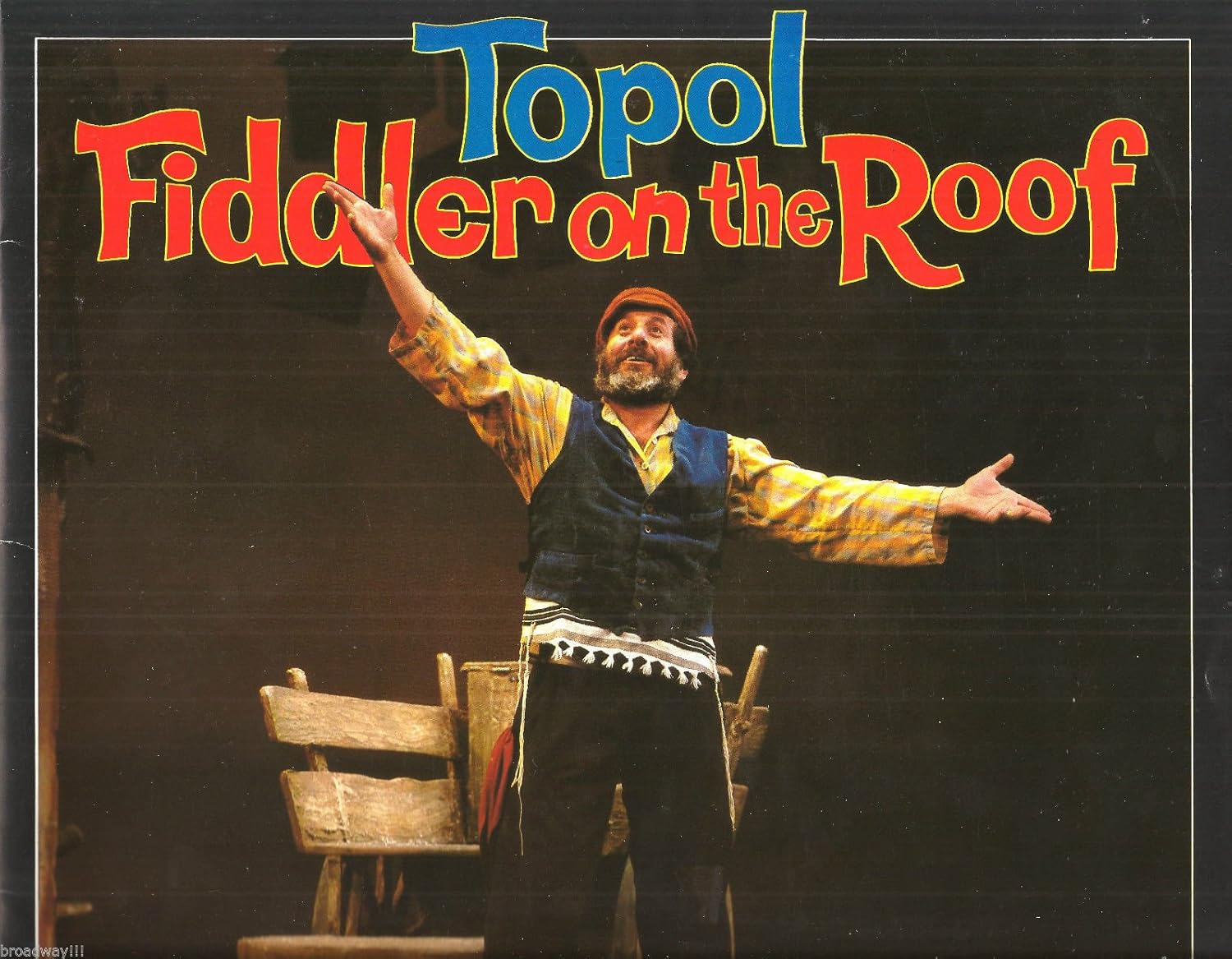 Topol "FIDDLER ON THE ROOF" Thelma Ruby / Bock & Harnick 1983 London ...