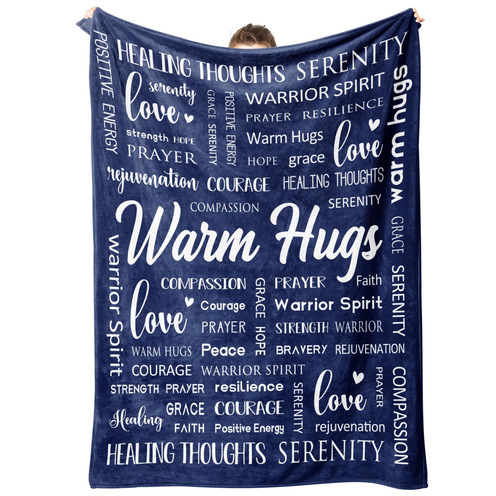 Amazon.com: Afterprints Warm Hugs Healing Blanket - Cancer Gifts for ...