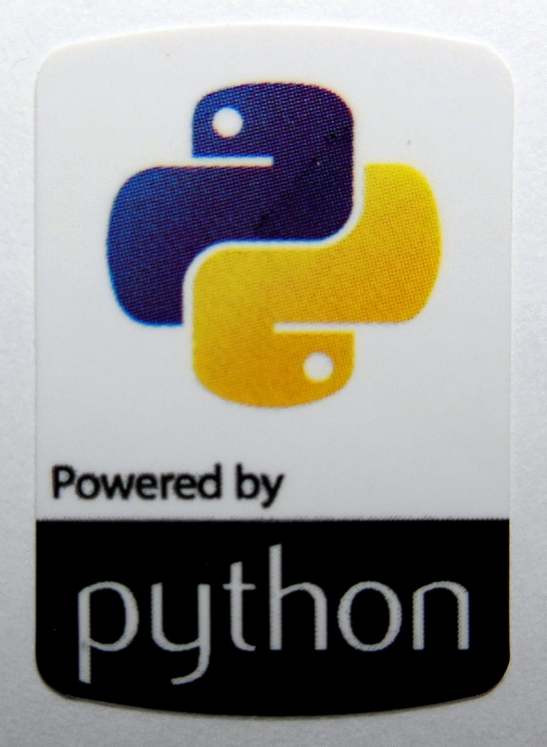 Amazon.com: VATH Powered by Python Sticker 19 x 28mm [739] : Toys & Games